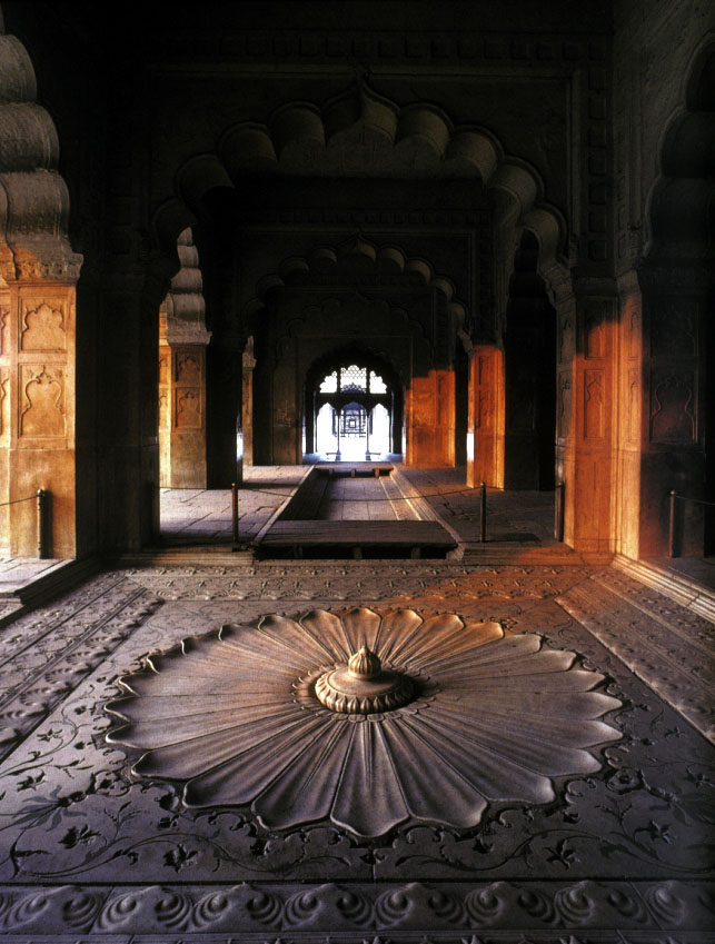 DELHI: Red Fort, Rang Mahal, 1640s, Interior